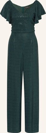 Vera Mont Jumpsuit Mit Volants Und Pailletten gruen