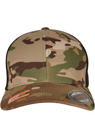 Flexfit Unisex Multicam Trucker Mesh Cap Baseballkappe, Multicam, S-M EU