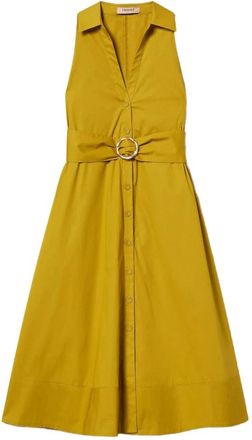 Twinset Femme, Robes, Vert, Taille: 40 FR 12117 Avocado Oil Abito