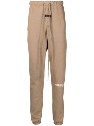 Fear of God Jogginghose mit Logo-Print - Braun