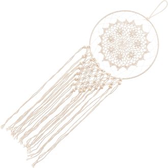 BESPORTBLE Gro&szlig;er Handgewebter Makramee Traumf&auml;nger aus Baumwollseil Boho Wanddekoration f&uuml;r Teenager M&auml;dchen Schlafzimmer Kreative H&auml;ngende Raumdeko