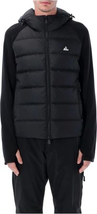 Moncler Homme, Vestes, Noir, Taille: XL Grenoble Hybrid Jacket