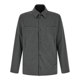 Herno Wende-Overshirt - - Shirts - Herren - Grau - 3XL