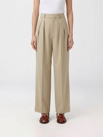Saint Laurent Pantalon de tailleur en laine et soie