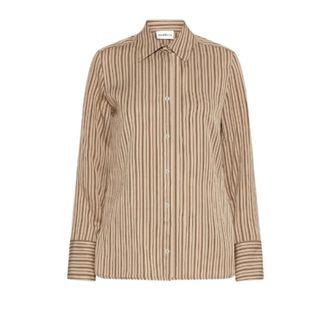 Marella Femme, Blouses et Chemises, Brun, Taille: 40 FR Folk001 Nocciola