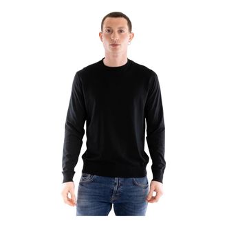 Paolo Pecora Homme, Pulls, Noir, Taille: XL Maille &agrave; col rond