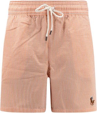 Polo Ralph Lauren Homme, Maillots de bain, Orange, Taille: XL Cale&ccedil;on de bain classique Traveler 14,6 cm
