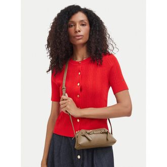 Tommy Hilfiger Handtasche Tommy Hilfiger Th Buckle AW0AW19511 Beige