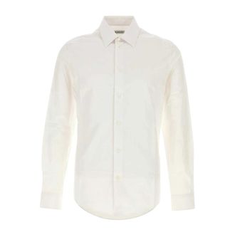 Burberry Cotton Poplin Shirt - - Shirts - Herren - Wei&szlig; - L