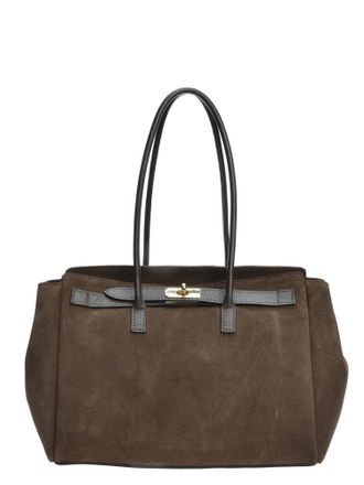 Isabella Rhea Kastanienbraun Rindsledertasche