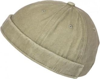 Nyls Cr&eacute;ation Bonnet Docker Vert en Coton Style Miki Marin Kyroak - Taille Unique - Vert