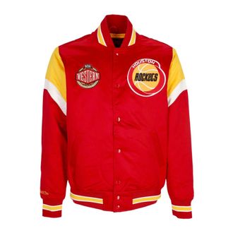 Mitchell & Ness NBA Houston Rockets Bomberjacke - - Jackets - Herren - Rot - L