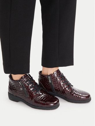Caprice Schn&uuml;rschuhe 9-25152-41 Dunkelrot