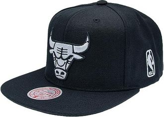 Mitchell & Ness Homme Casquettes Snapback & Strapback Black & White Chicago Bulls