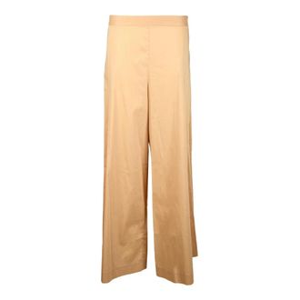 Liviana Conti Stretchhose aus Baumwollmischung - - Trousers - Damen - Braun - 2XL