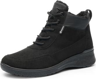 Ara Femme München-GTX Bottine, Noir, 37 EU Large