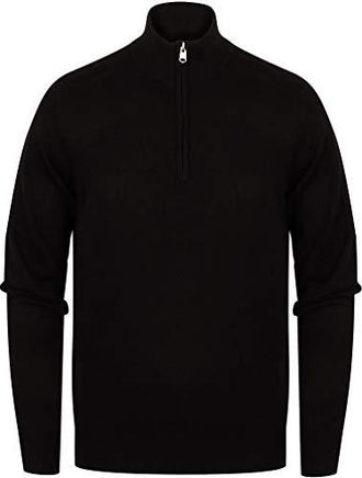Kensington Eastside Redwood 2 Funnel Neck Jumper in Black - Kensington Eastside-XL