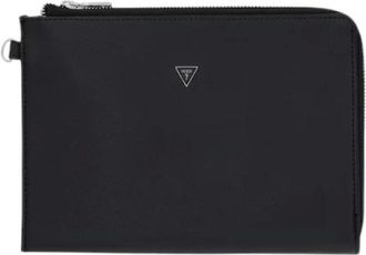 Guess Homme, Sacs, Noir, Taille: ONE Size Pochette