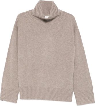 Soft Goat turtleneck cashmere sweater - Tons neutres