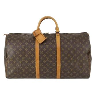 Louis Vuitton unisex, Pre-owned, Brun, Taille: ONE Size Sac Week-End Vintage en Toile Pre-owned