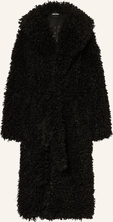 Rotate Rotate Kunstfell-Mantel schwarz