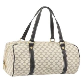 Celine Sac &agrave; main vintage Macadam en PVC pr&eacute;-poss&eacute;d&eacute; - Femme - Pre-owned - Beige - Taille: ONE Size
