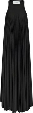 Sportmax Femme, Robes, Noir, Taille: 38 FR Haut &Eacute;l&eacute;gant &agrave; Manches Longues