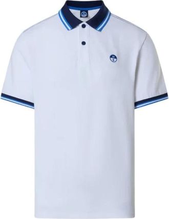 North Sails Homme, Tops, Blanc, Taille: 2XL Polo