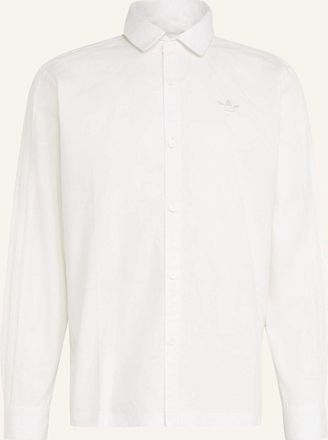 adidas Originals Adidas Originals 3-Streifen Hemd, Knopfleiste weiss