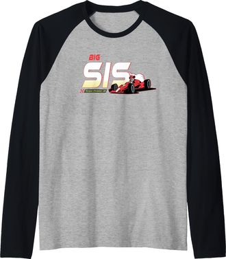 Disney Racing Big Sis Family Trip Race Car Vacation Matching Raglan