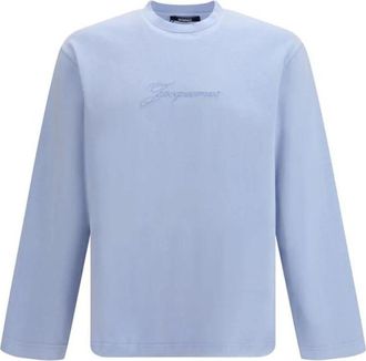 Jacquemus Homme, Tops, Bleu, Taille: L Long Sleeve Top
