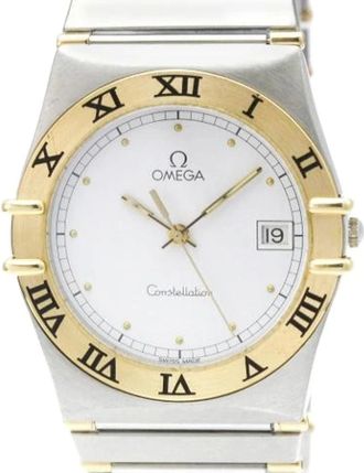 Omega Pre-owned Constellation 396.1070 Montre-bracelet - Homme - Pre-owned - Blanc - Taille: ONE Size