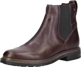 Clarks Premium Herren Newford Easy Chelsea-Stiefel, braunes Leder, 44.5 EU