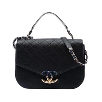 Chanel Pre-owned Gesteppte Caviar Leder Satchel - - Pre-owned - Damen - Schwarzk - ONE SIZE