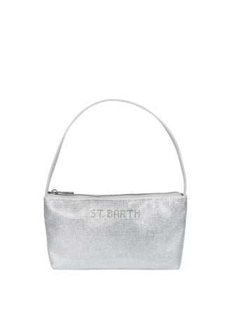 MC2 Saint Barth sac port&eacute; &eacute;paule &agrave; ornements de strass - Argent
