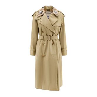 Burberry Femme, Manteaux, Beige, Taille: 36 FR Manteaux dHiver Castleford Check