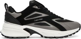 Calvin Klein Sneakers Hike Runner Ck Stripe Mix Ny-Su HM0HM02220 Schwarz