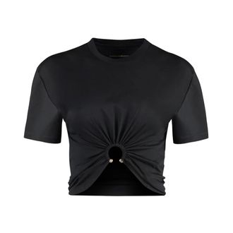 Paco Rabanne T-Shirts - - Tops - Damen - Schwarzk - XS
