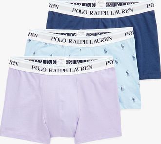 Polo Ralph Lauren Lot de 3 boxers en coton