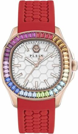 Philipp Plein Analogue Quartz Watch - - Accessories - Damen - Rot - ONE SIZE
