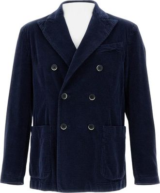 Barena Homme, Costumes, Bleu, Taille: L Giacca Doria Matador