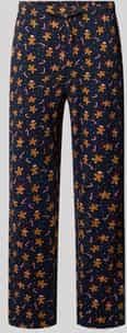Christian Berg Regular Fit Pyjama-Hose im Allover-Look