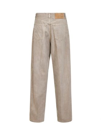 Haikure Womens Boyfriend Jeans Bethany White Cotton-Linen