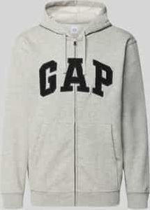 GAP Sweatjacke mit Logo und K&auml;nguru-Tasche
