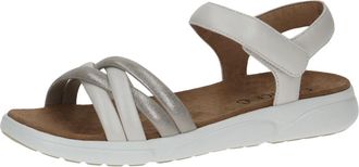 Caprice Caprice Damen 9-9-28601-20 Sandale Flach, Offwhite Comb, 38 EU