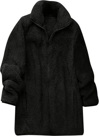 Generic veste polaire femme avec capuche Veste polaire dhiver chaude et douce pour femme,manteau dext&eacute;rieur &agrave; double fermeture &eacute;clair sur le devant,confortabl