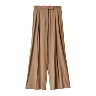 Mar De Margaritas Raquel Pantalone Ampio Con Pences - - Trousers - Damen - Braun - S