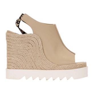Stella McCartney Keilsandalette - - Shoes - Damen - Beige - 37 EU