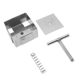 Generic Edelstahl -Lehmschneider Federbeladter Kolben Pr&auml;zisem Schneidhandwerk DIY -Kuchenschneider f&uuml;r Salate Desserts (Klein)