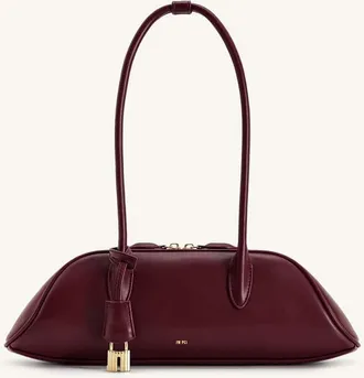 JW PEI Zora sac port&eacute; &eacute;paule rouge lie-de-vin fonc&eacute;